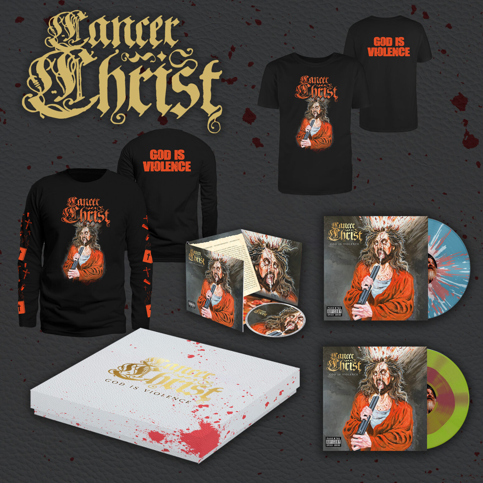 Cancer Christ – God is Violence BOX SET – Seeing Red Records
